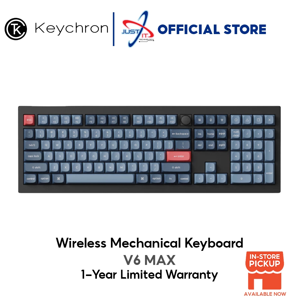 Keychron V6 Max Bluetooth Wireless Mechanical Keyboard | Shopee Singapore