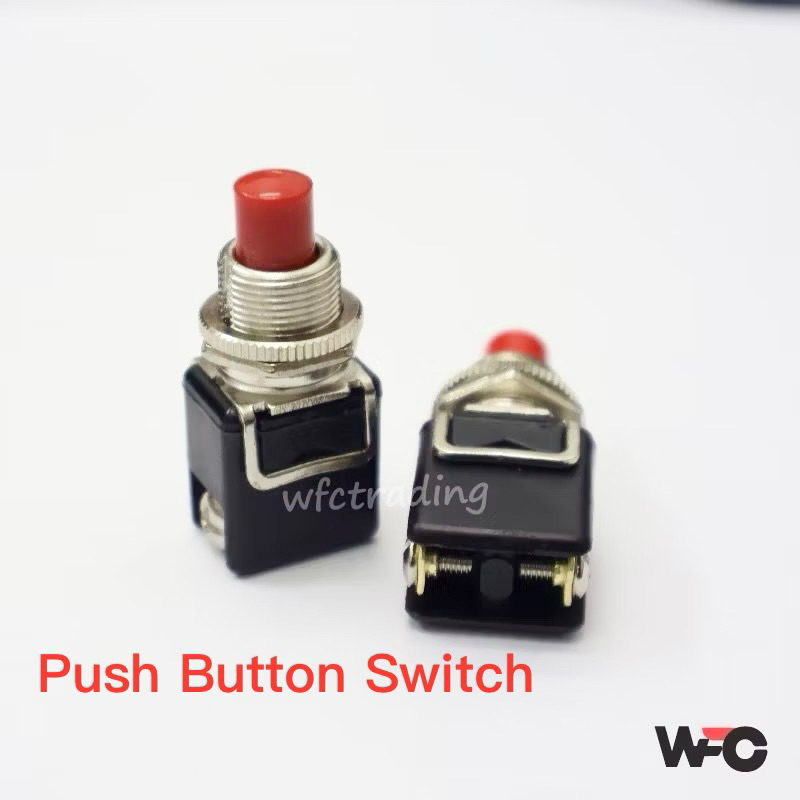 Horn Switch 2pin Push Button Switch Universe Car 12v/24v | Shopee Singapore