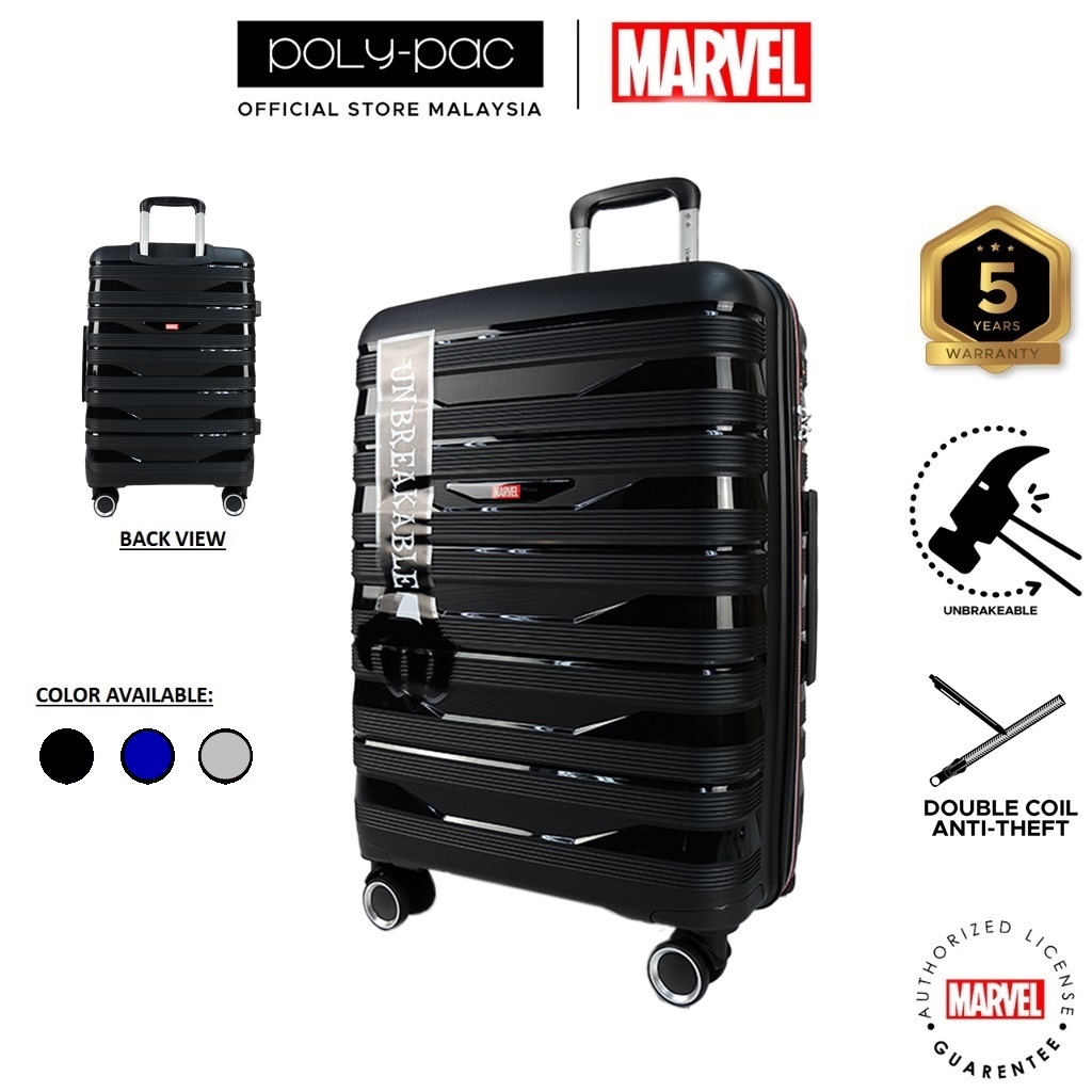 Marvel By Poly Pac 20" VENOM Unbreakable PP Travel Trolley Hard Case ...