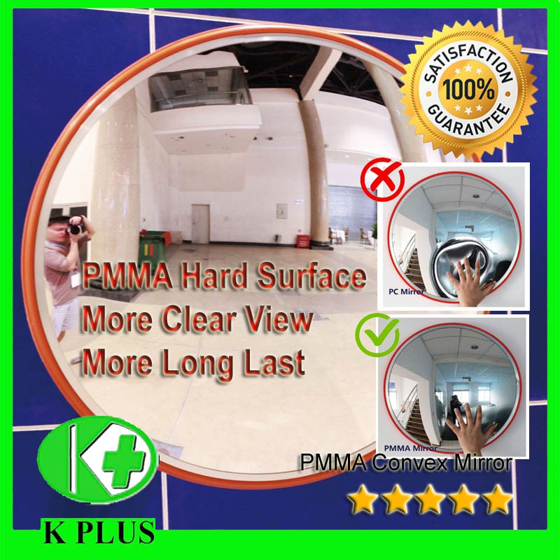 Hard Reflective Convex Mirror 60cm Cermin traffic 防盗镜 reflective mirror ...