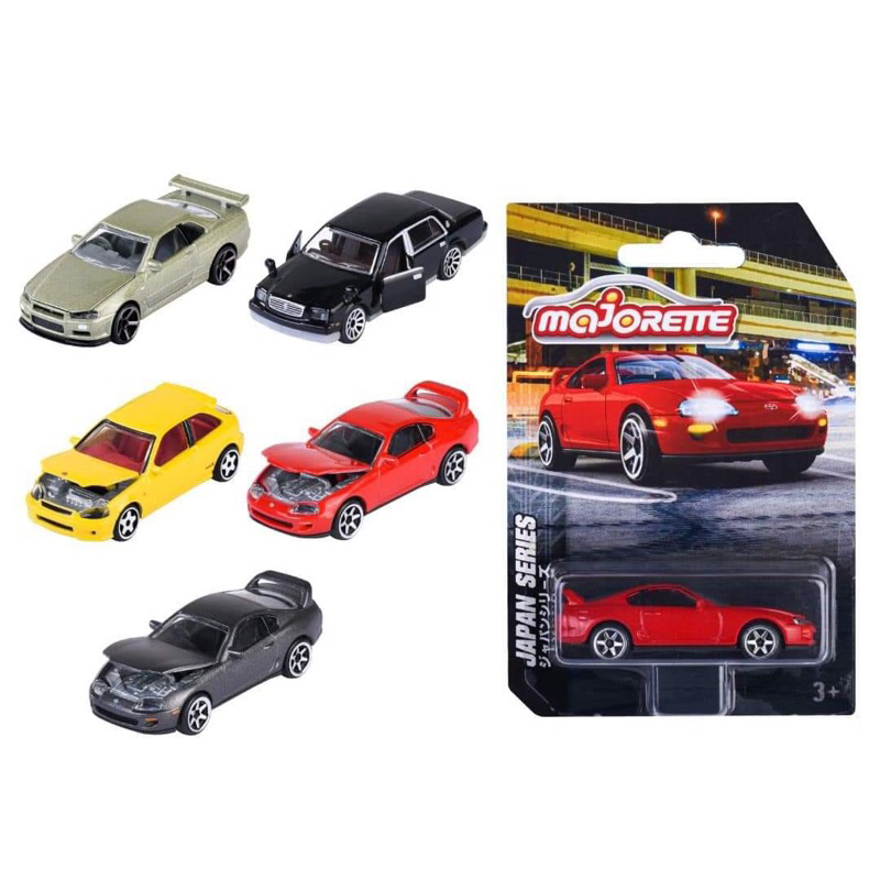 Majorette Japan Series Wave 3 Japan Prime (Supra, EK9, R34 etc ...