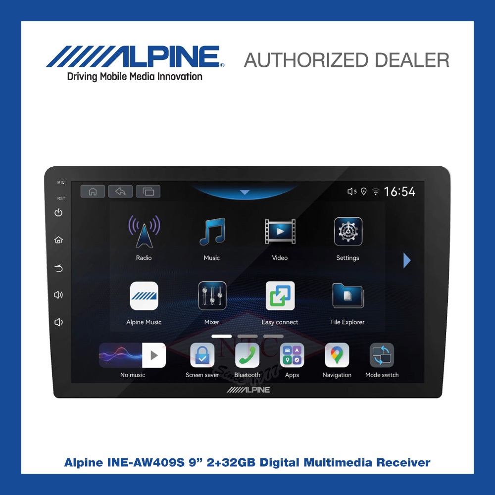 ALPINE Car Audio INE-AW409S 9/10 Inch Touchscreen Display With Android ...