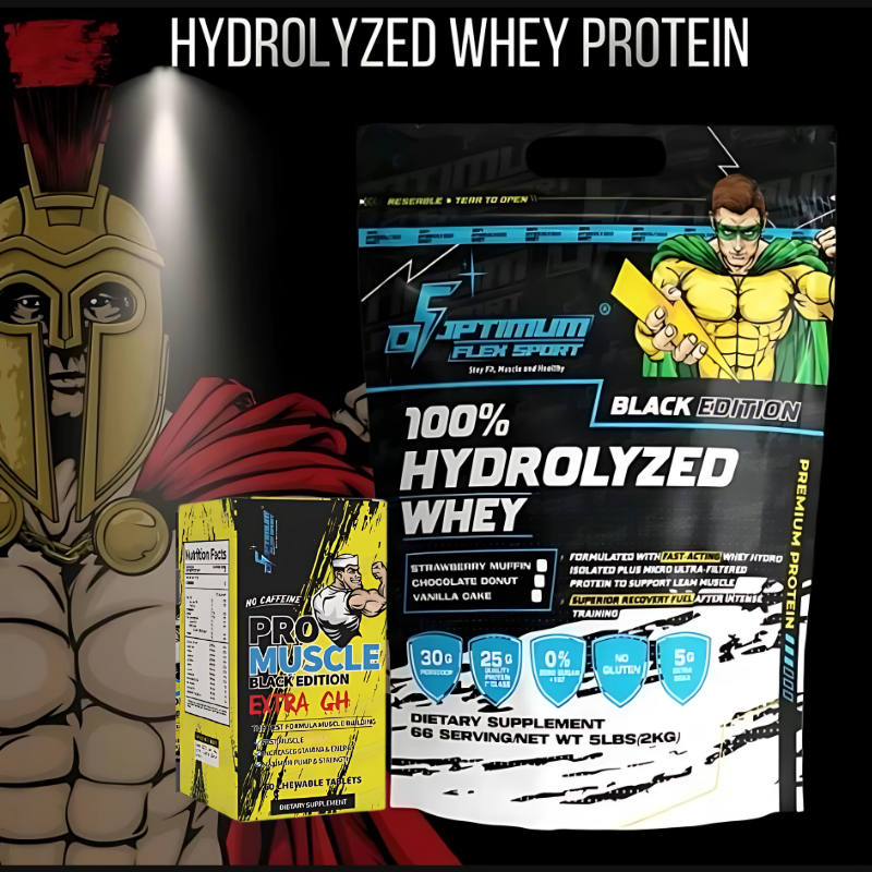 Optimum Flex Whey Protein Hydrolyzed Whey Protein No Sugar (2KG ...