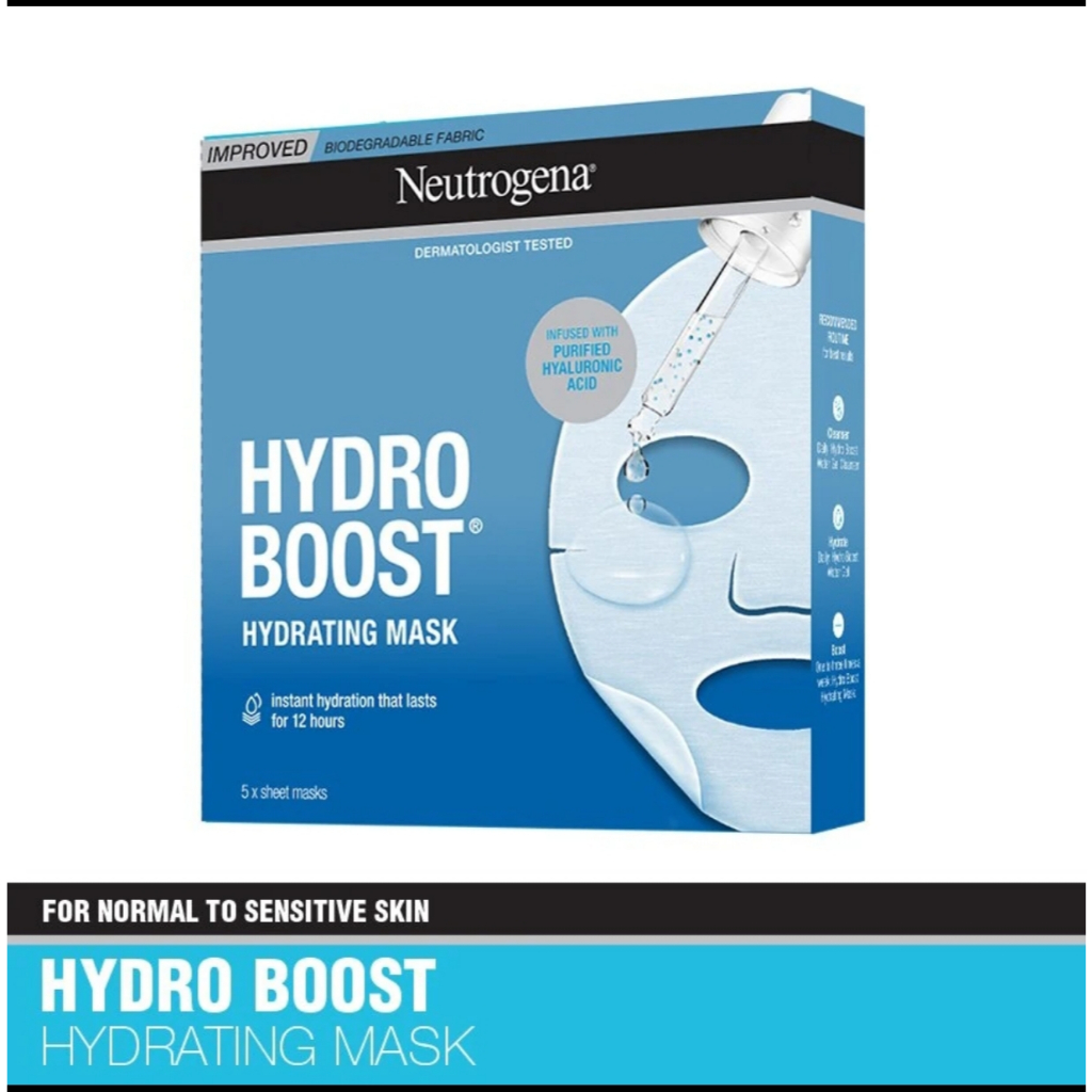 Neutrogena Hydro Boost Mask (5's) | Shopee Singapore