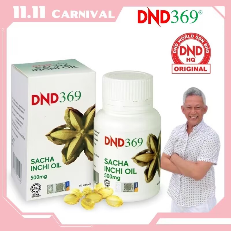 DND 369 SACHA INCHI OIL by DR Noordin Darus 60softgel/capsule | Shopee ...