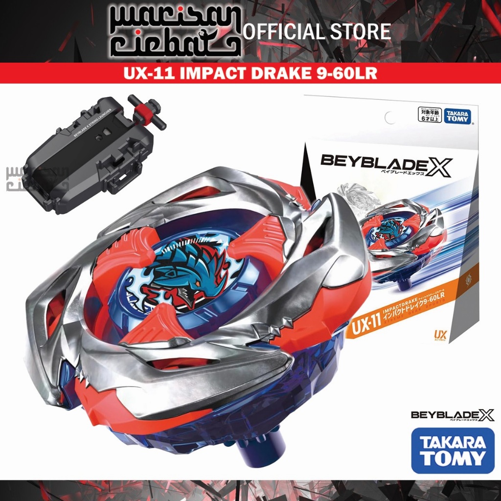 Takara Tomy Beyblade X UX-11 Starter Impact Drake 9-60LR | Shopee Singapore