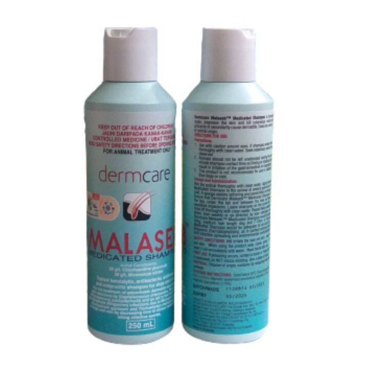 Dermcare Malaseb Medicated Shampoo for cats and dogs (250ml) | Shopee ...