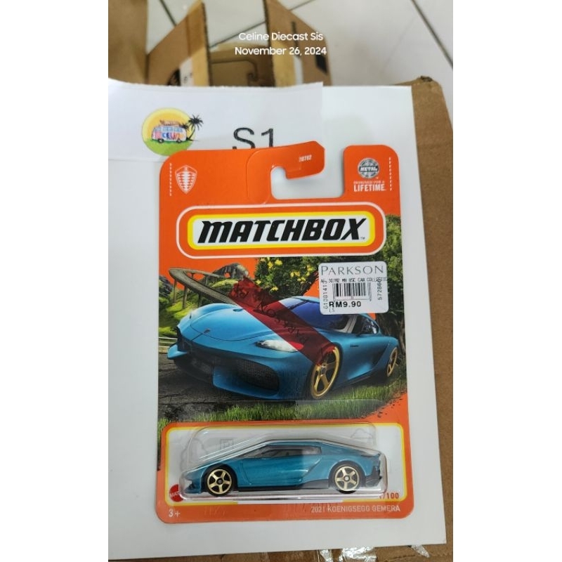 Matchbox 2021 KOENIGSEGG GEMERA | Shopee Singapore