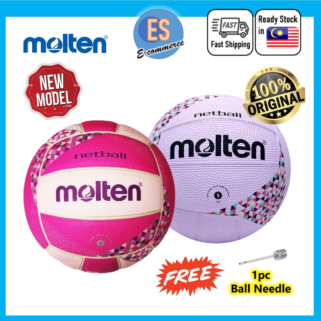MOLTEN SN58MX Synthetic leather netball tournament match ball MSSM ...