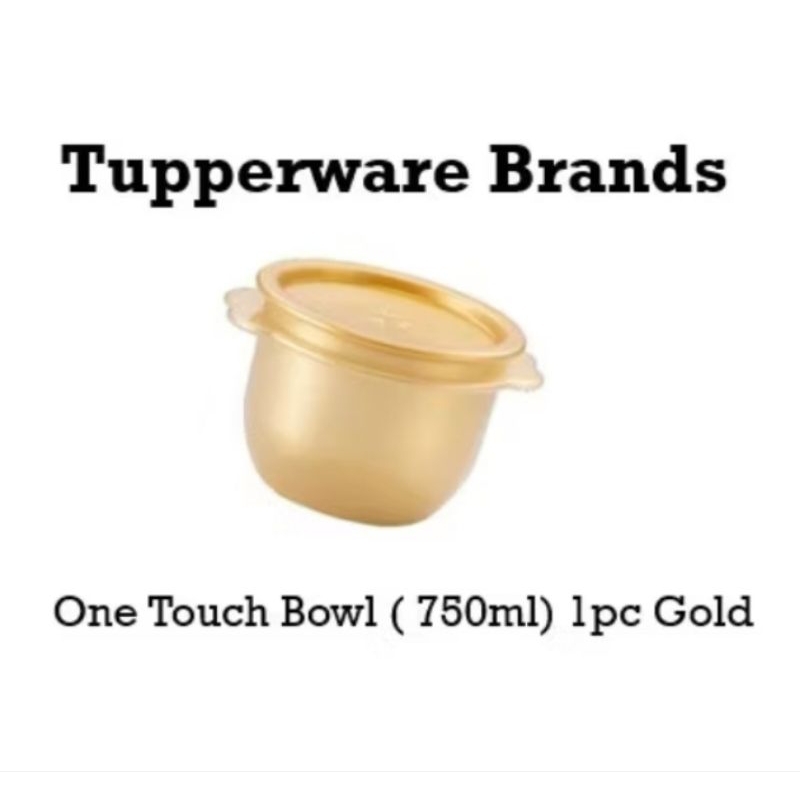 Tupperware One Touch Topper Junior 600ml or Canister Junior 1.25L OT bowl 750ml ( 1/ 2 pcs ...