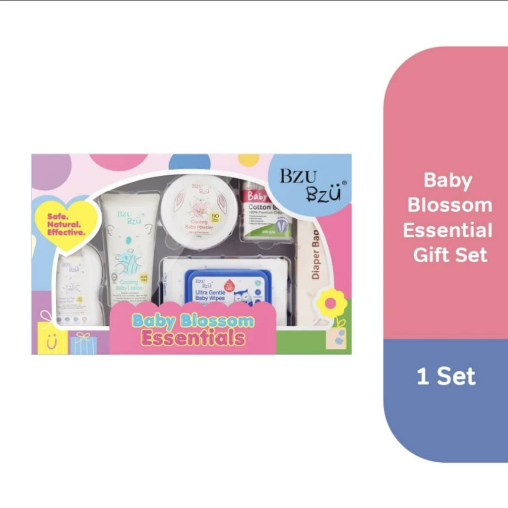 BZU BZU Newborn Baby Blossom Essentials Set with Box ( Body Wash ...