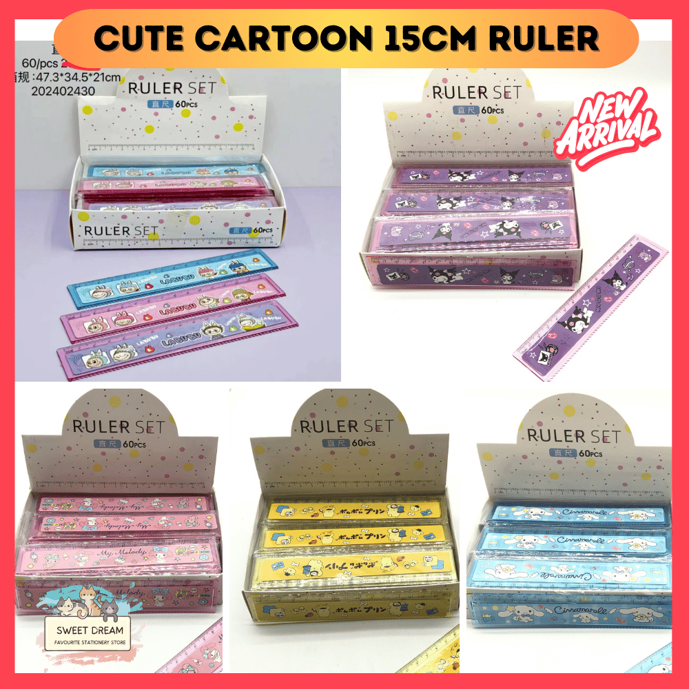 15cm SANRIO Cartoon Labubu Kuromi Melody Cinnamoroll Pompompurin Kids ...