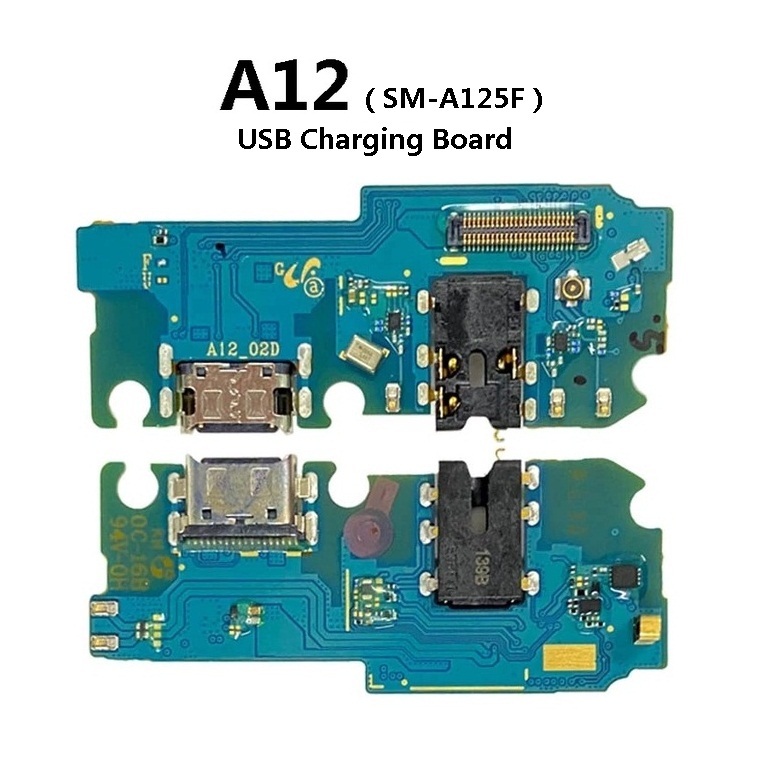 Samsung Galaxy A12 ( SM-A125F / A125 ) USB Charge Charging Port PCB ...