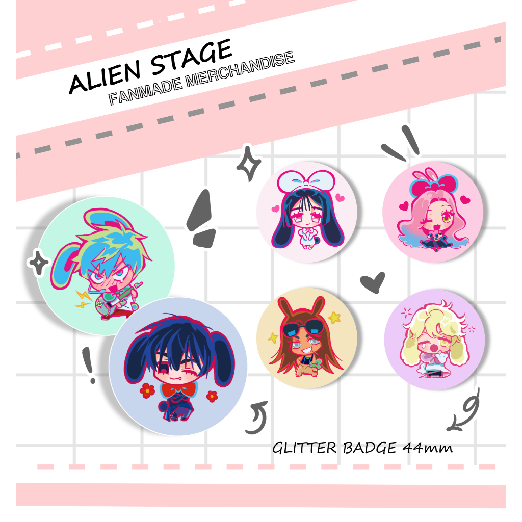 ALIEN STAGE Rabbit | Badge | | Shopee Singapore