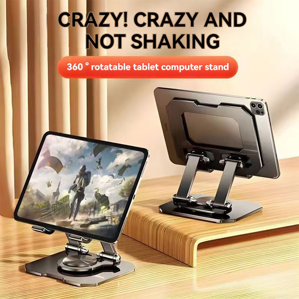 【Spot】Foldable Tablet Stand Metal Phone Holder Alloy Ergonomic ...