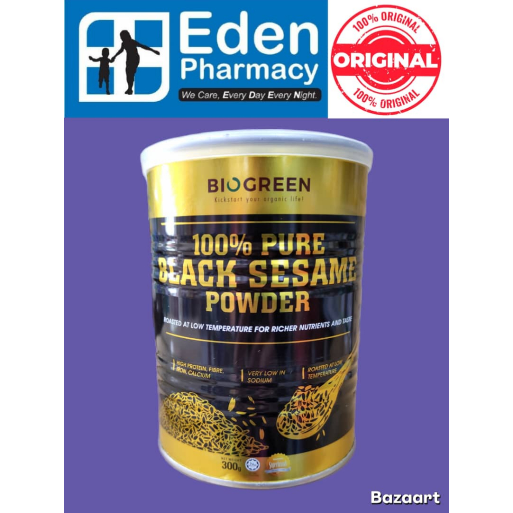 Biogreen 100% Pure Black Sesame Powder (1 X 300g) | Shopee Singapore