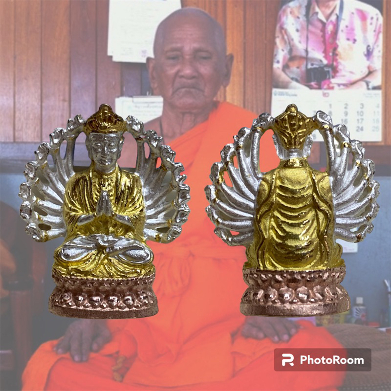 泰国 佛牌【千手观音菩萨|Guan Yin】Lp Key 龙婆基 Wat Srilamyong Amulet | Shopee Singapore