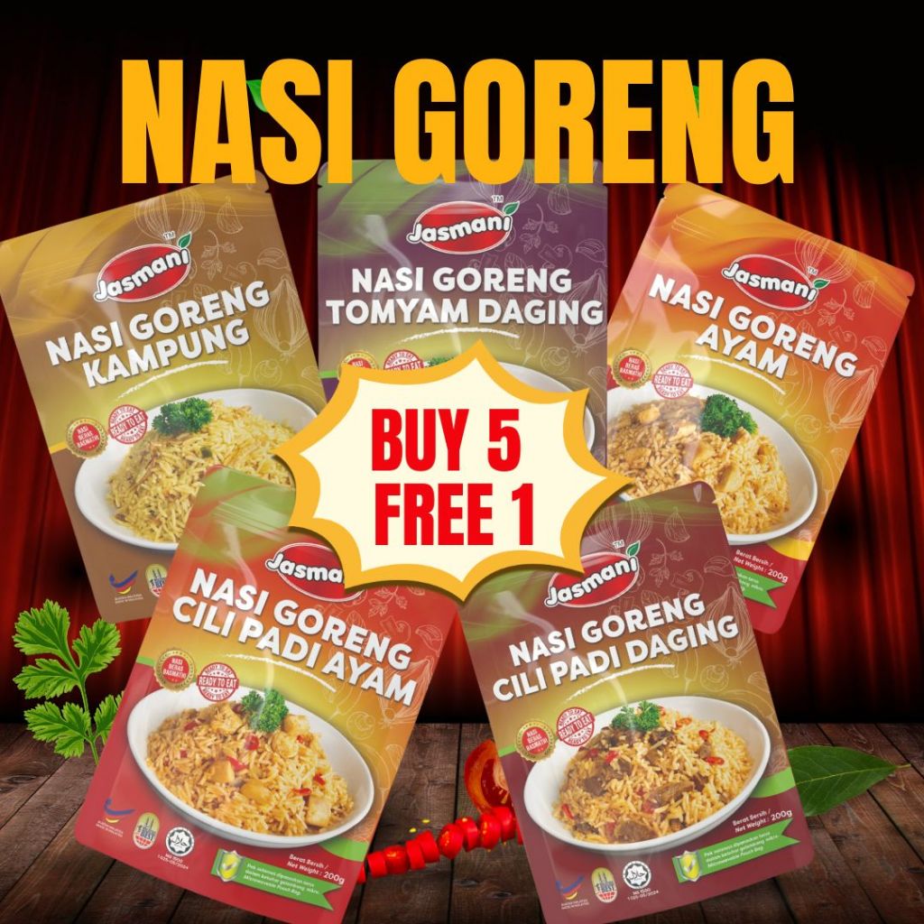 [JASMANI] NASI GORENG SERIES READY TO EAT | Shopee Singapore