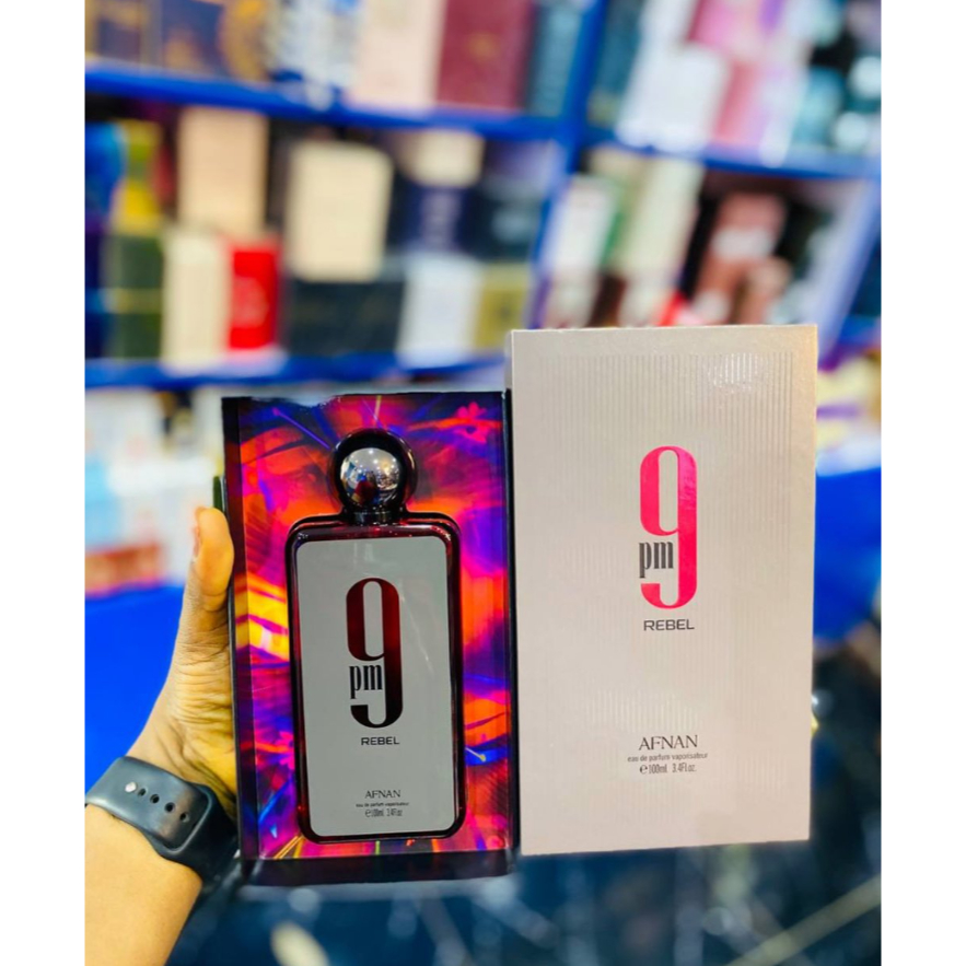 PERFUME 9PM REBEL BY @FN@N EAU DE PERFUME 100ML FOR UNISEX | Shopee ...