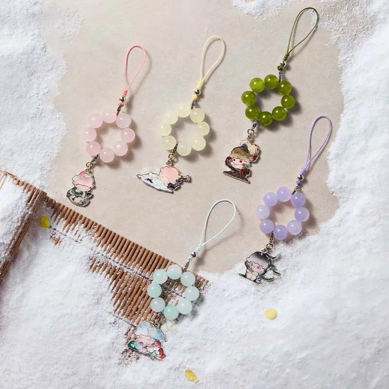 Pop Mart DIMOO一盏风月系列 DIMOO Stories in the Cup Series-Beaded Pendant ...