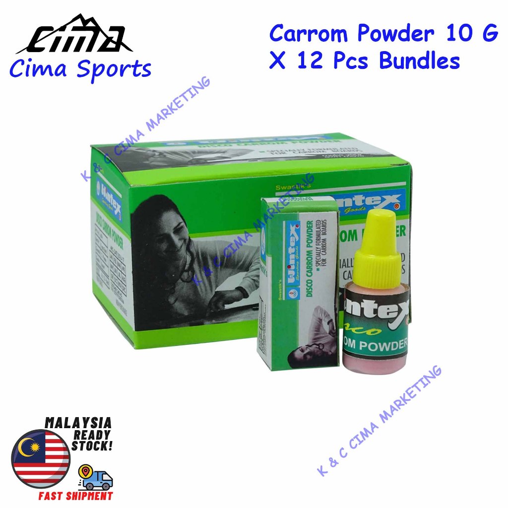 Wintex Carrom Powder 10 G (Bundle) One Dozen For Carrom Board | Shopee ...