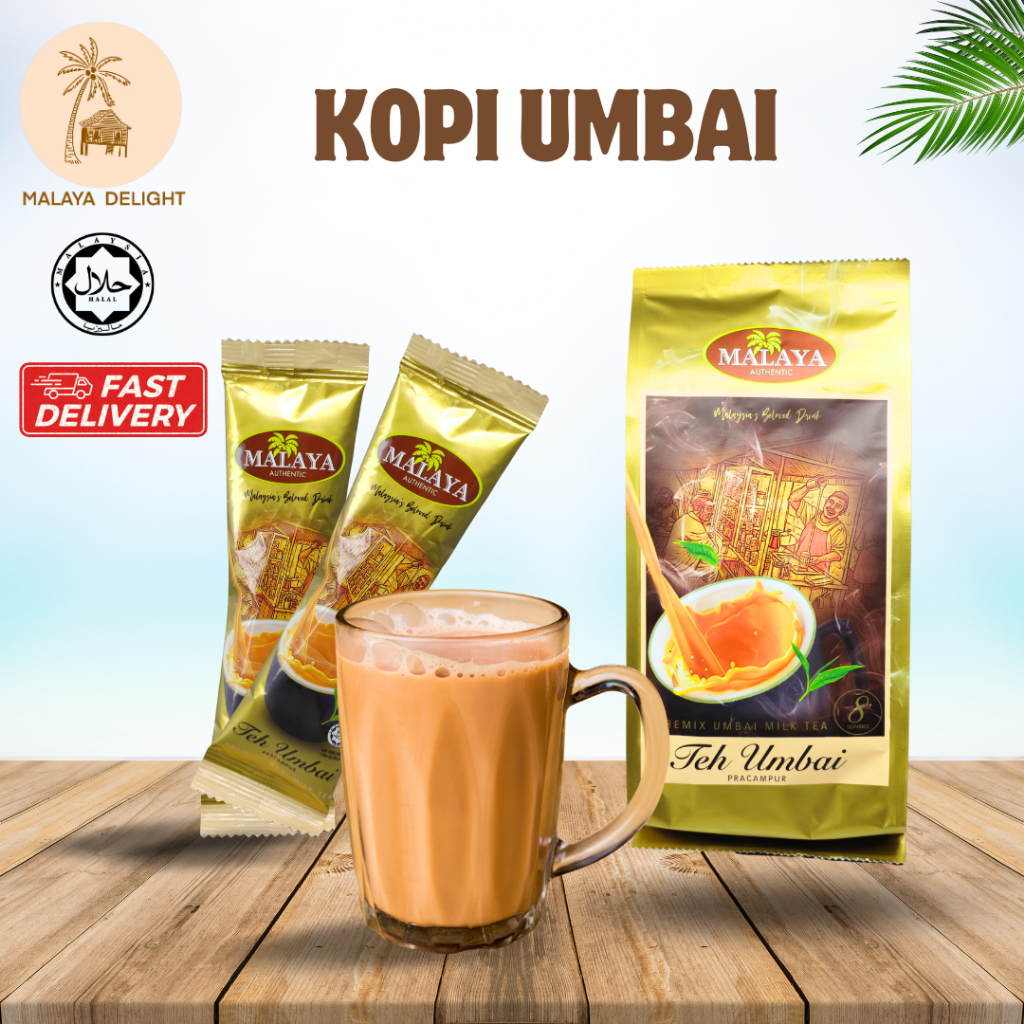 Teh Umbai Halal Malaya ( 1 Pack - 8 Sachets ) | Malaya Umbai Tea 马六甲 ...