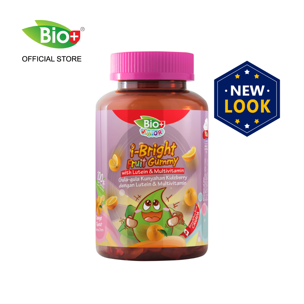 Bio+ Junior i-Bright FRUIT Gummy with Lutein & Multivitamin 80's ...