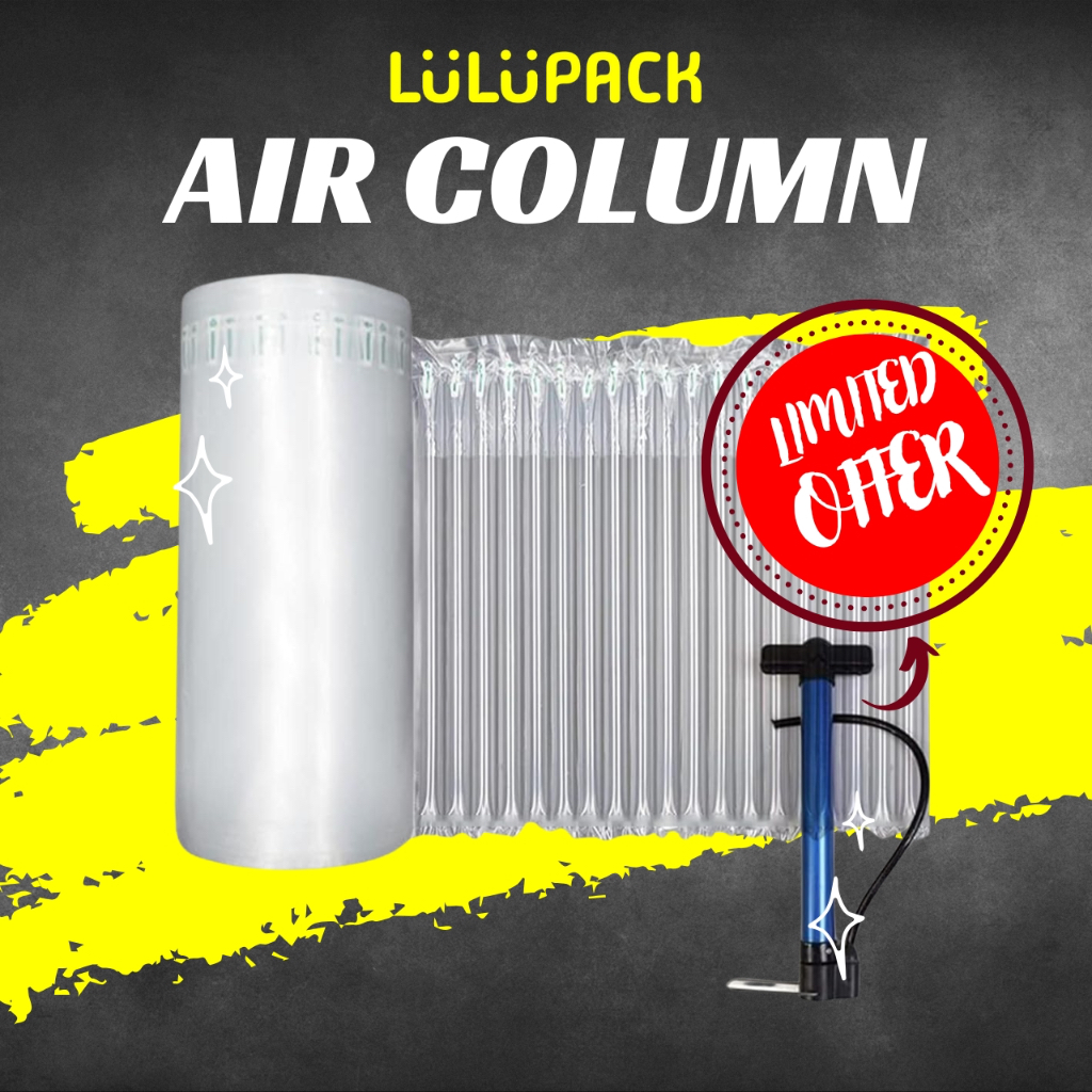LULUPACK Air Column Bubble Wrap Balut Gelembung Pembungkus Inflatable ...