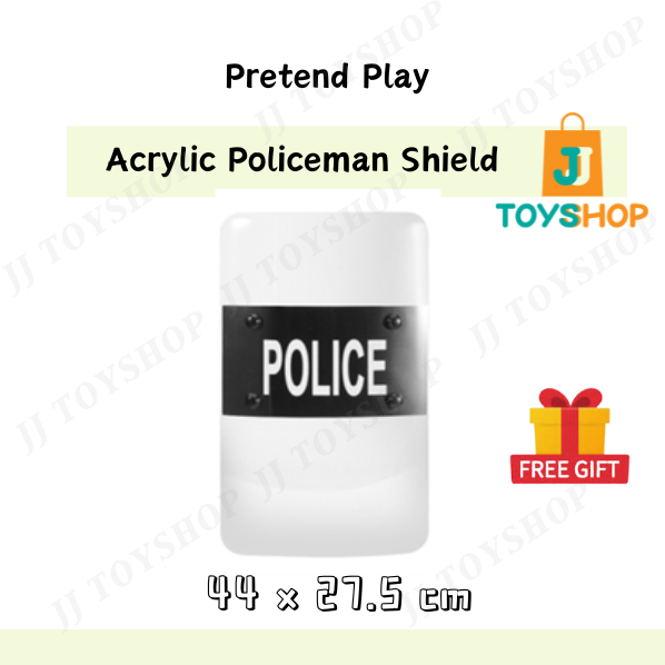 TOYSHOP Children Pretend Play High Quality Police Shield Toy Police ...