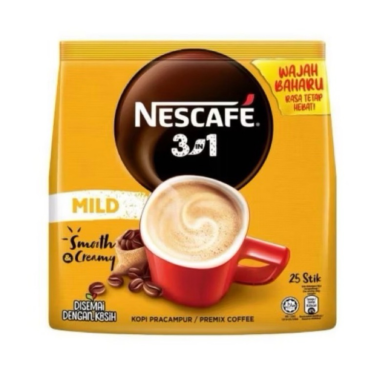 Nescafe Mild Instant Coffe Mix 【25sx18g】 | Shopee Singapore