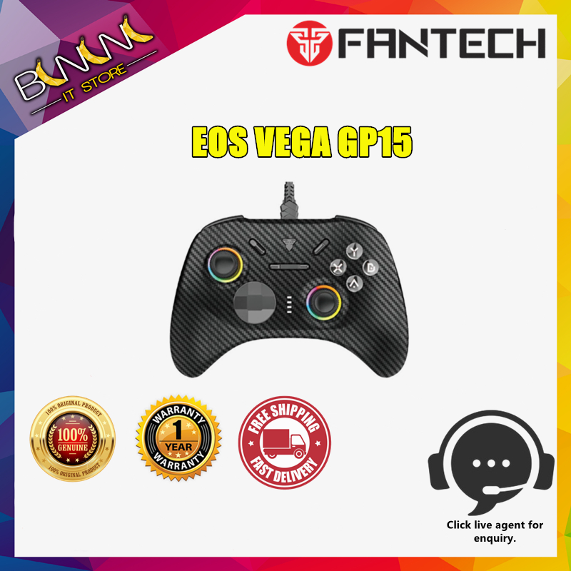Fantech GP15 EOS Vega Multiplatform Gamepad controller console | Shopee ...