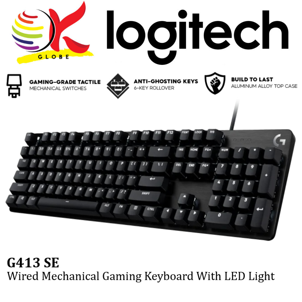 LOGITECH G512 CARBON LIGHTSYNC RGB WIRED MECHANICAL GAMING KEYBOARD GX ...