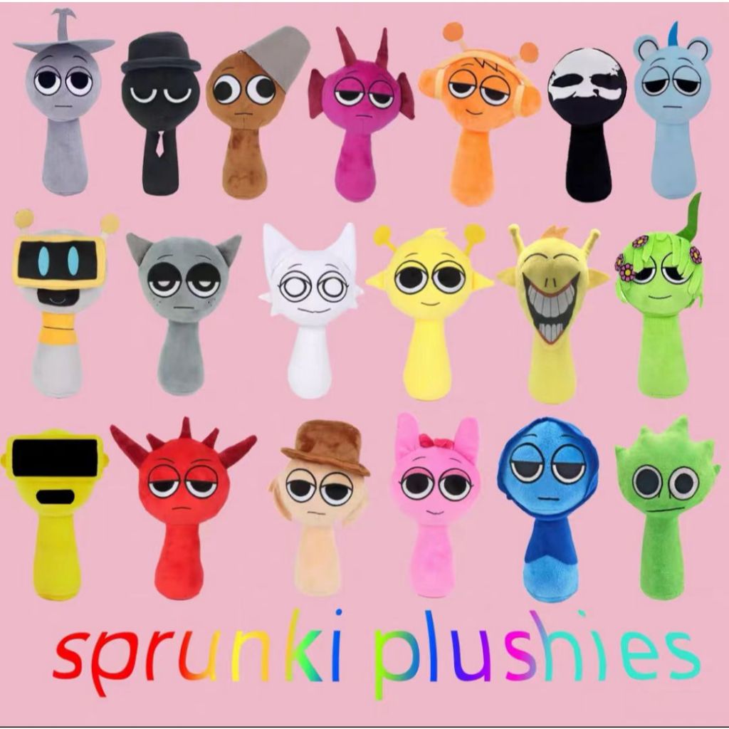 Sprunki Plush Toys Sprunki Incredibox Plush Doll Sprunki Game Cartoon ...