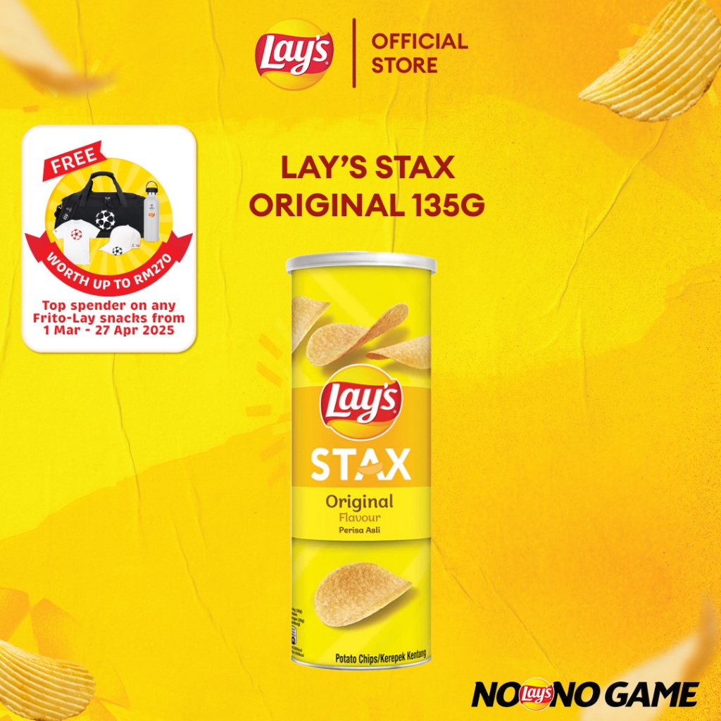 Lay's MY Stax Potato Chips - (135g) | Shopee Singapore