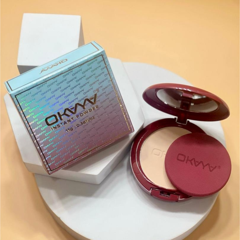 OKAYA Instant Powder (Compact Powder 2 Way Cake) | Shopee Singapore