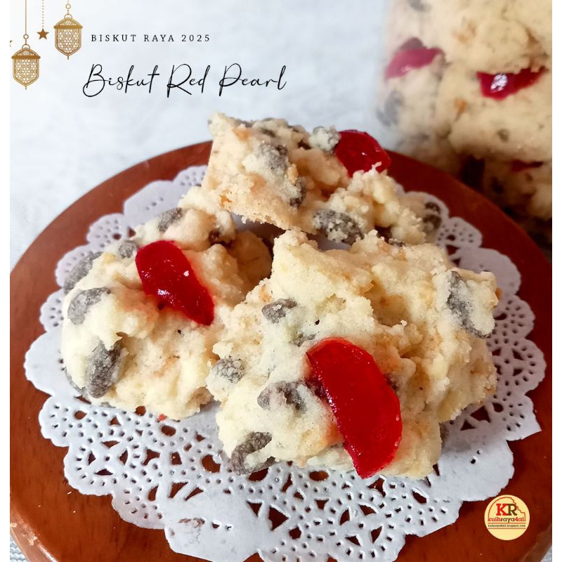 Kuih Raya 2025, Biskut Raya Red Pearl Cookies | Shopee Singapore