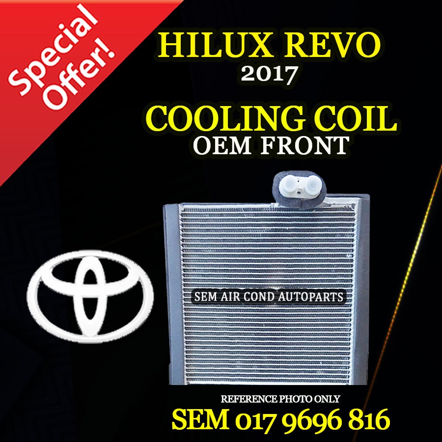 TOYOTA HILUX REVO NEW MODEL 2017 YEAR OEM NEW COOLING COIL/ EVAPORATOR (CAR AIRCON SYSTEM) UNDER ...