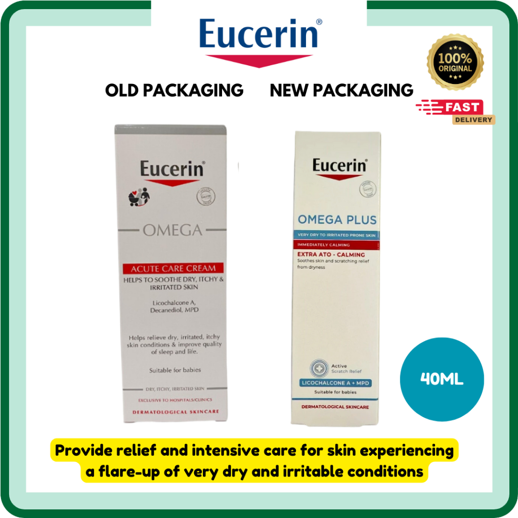 Eucerin Plus Extra Ato-Calming/Acute Care Cream | 40ml | EXP: 12/27 ...
