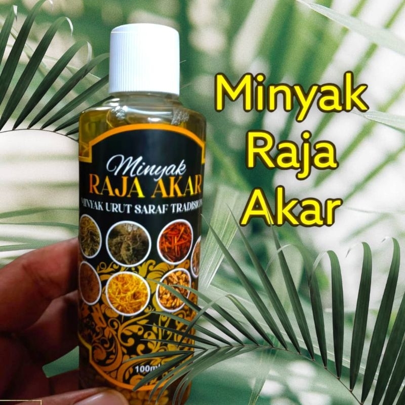 Raja Akar Oil Traditional Massage Oil (hot & windy) | Shopee Singapore