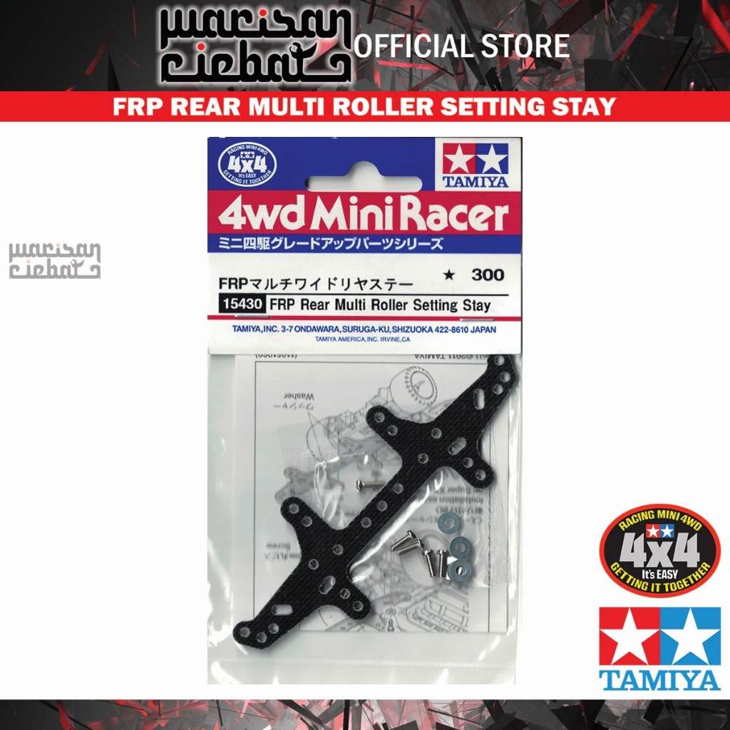 Tamiya 15430 Mini 4wd FRP Rear Multi Roller Setting Stay | Shopee Singapore