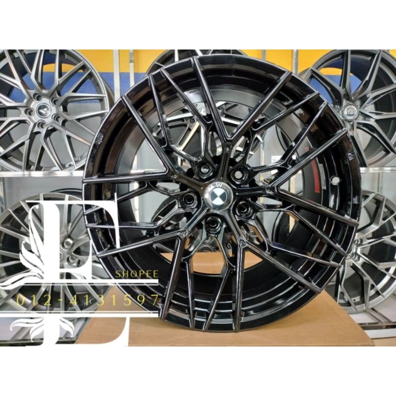 New SPORT RIM 18 INCH BMW RM2480 4PC 320i F10 F30 E90 E46 (KENA BELI ...