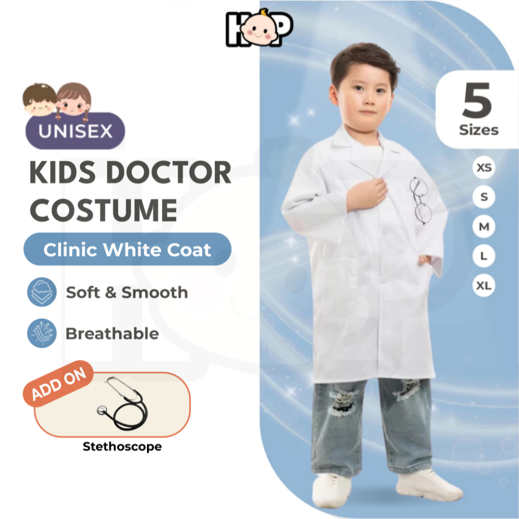 Occupation Costume for Kids Doctor White Coat Lab Coat Doctor Costume ...