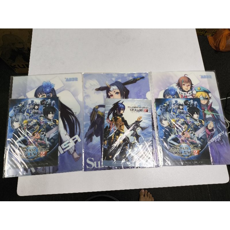 [Anime L-Shaped File] A4 size plastic file (Phantasy Star Online 2/PSO2 ...