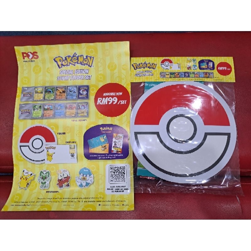 ! 2025 Pokemon Pokémon Stamp Folder Set Stamp Collection | Shopee Singapore