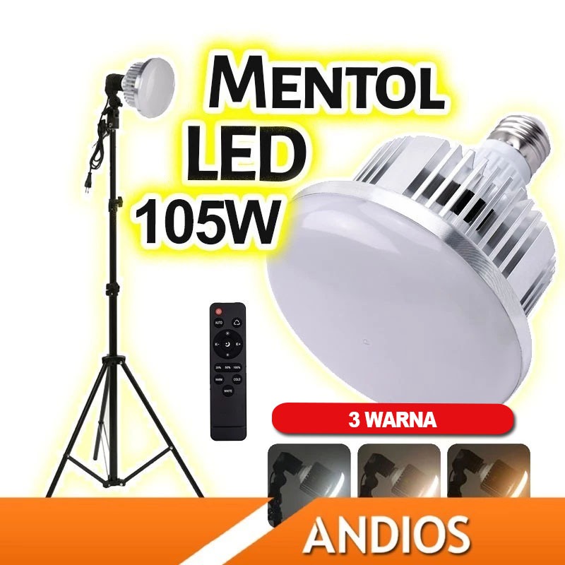 ANDIOS 105W Mentol Cendawan LED Bulb Softbox Lamp Lampu Studio SoftBox ...