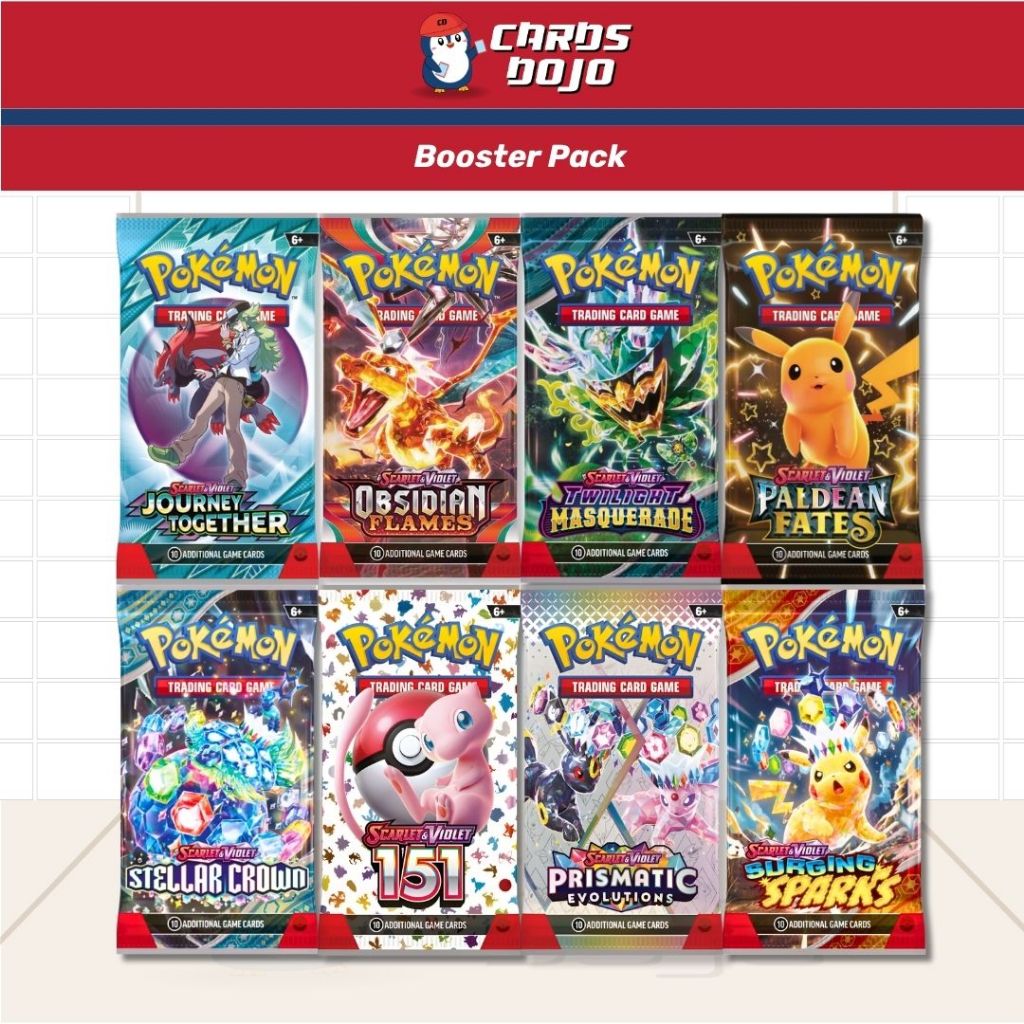 Pokemon TCG Booster Pack ENG Ver - Phantasmal Flames Paldean Fates ...