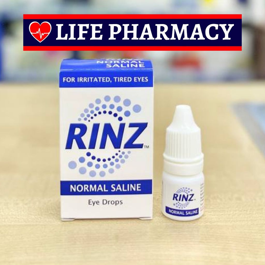 [KKM Approved] Ubat titis mata RINZ Normal Saline Eye Drops 5ml (exp 04 ...