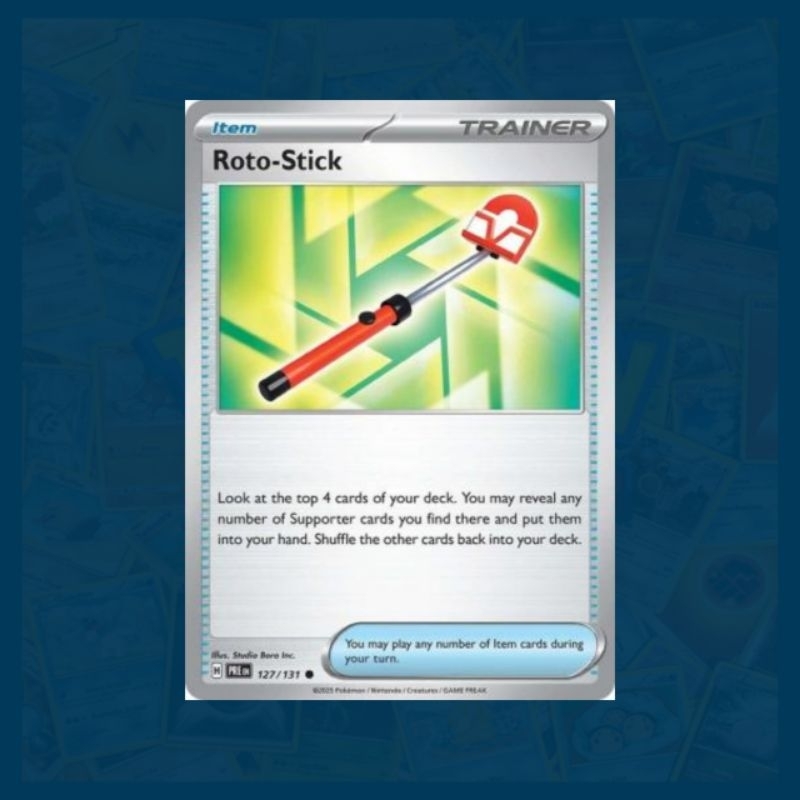 Roto-Stick (127/131) Common | Prismatic Evolution | Pokemon TCG Card ...