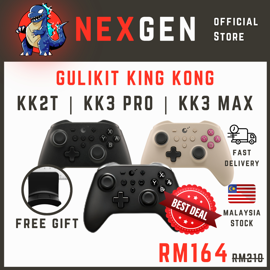 GULIKIT KING KONG KK2 KK3 PRO MAX Controller | PC / Android / IOS ...