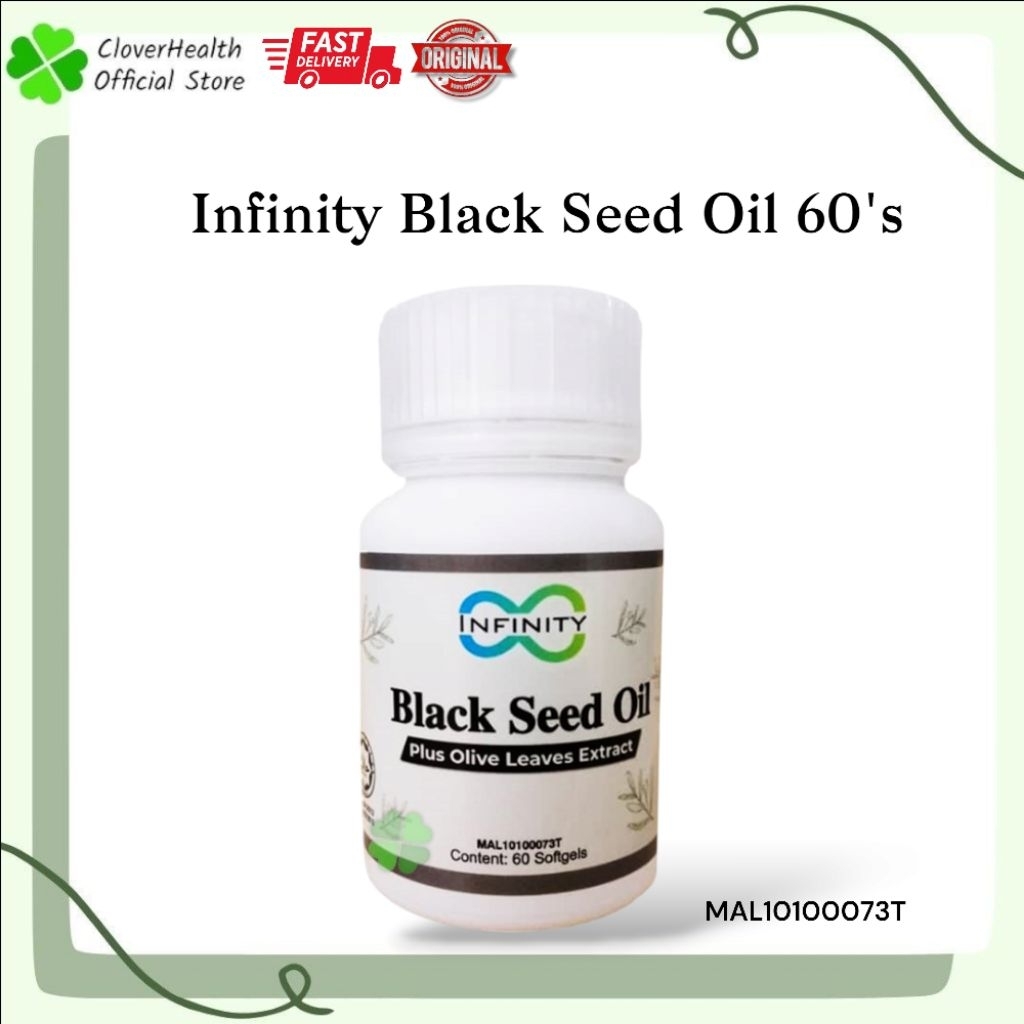 Infinity Black Seed Oil (Plus Olive Leaves Extract) 60s | Shopee Singapore